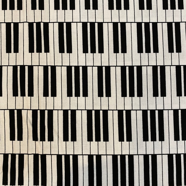 Piano Fabric - Etsy