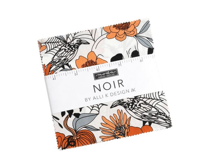 Noir by Alli K Design for Moda Fabrics Charm Pack 5 Inch Squares - Etsy