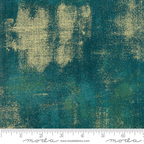 Grunge Metallic Peacoat by Basic Grey for Moda Fabrics - Etsy
