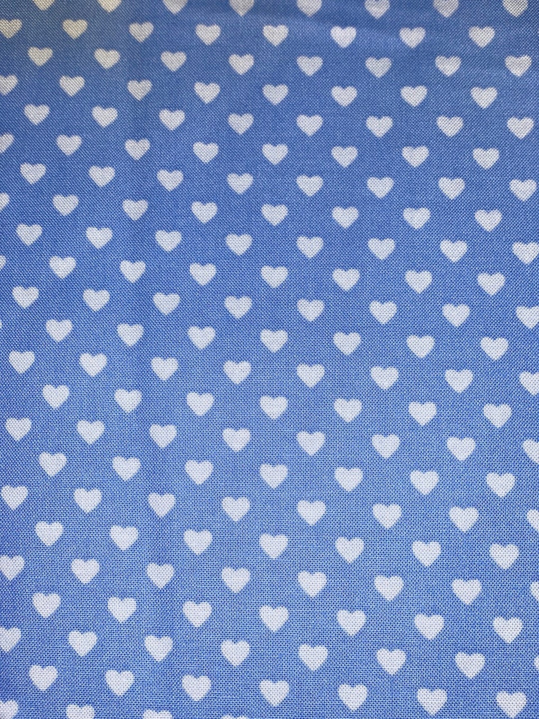 Hearts in Light Blue by Andover Fabrics - Etsy