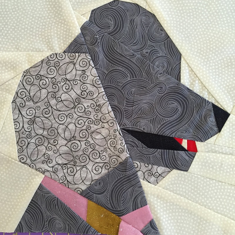 Paper Pieced Dog - Etsy