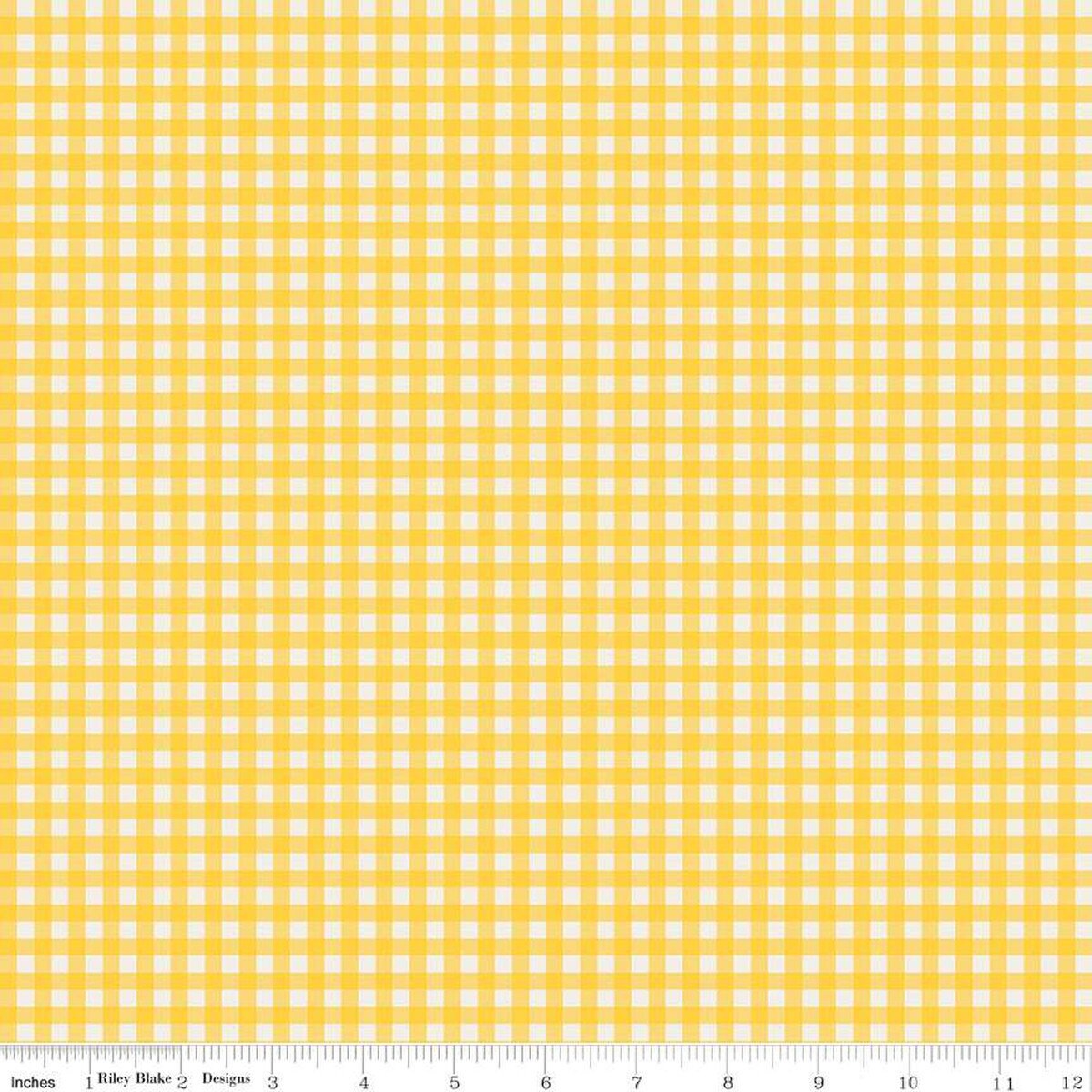 Copacetic by Julia Frazier for Riley Blake Fabrics Gingham in Lemon ...