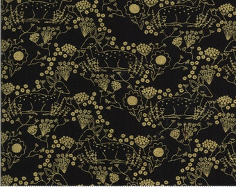Meadowmere by Gingiber for Moda Fabrics in Blossom Large Bees Gold ...