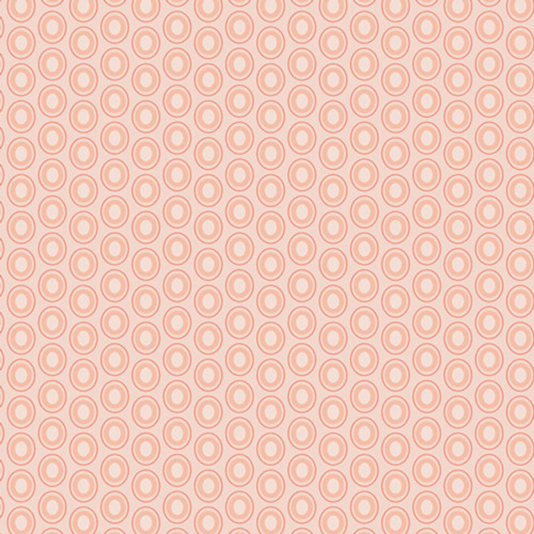Oval Elements in Peach Dust by Art Gallery Fabrics OE-941 - Etsy