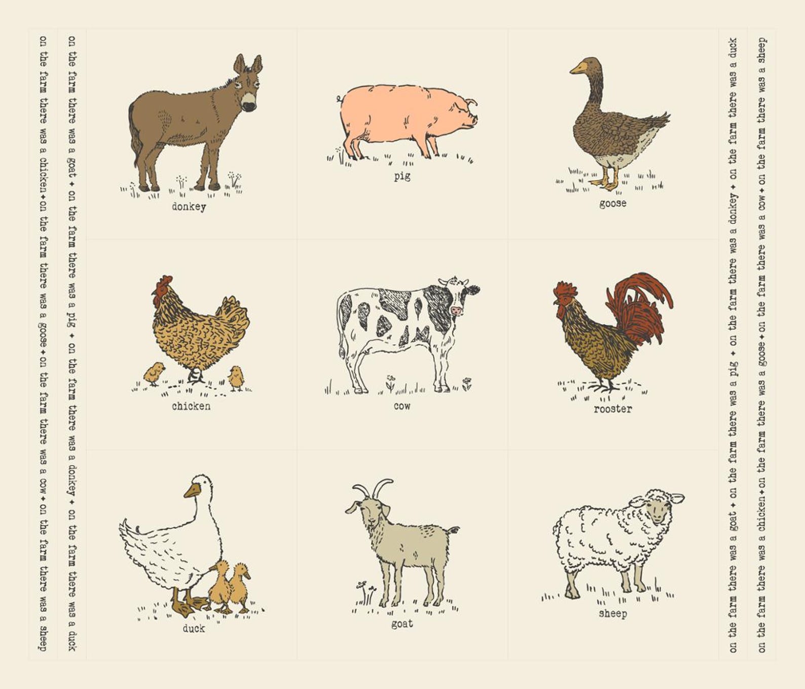 Farmstead Panel by Stacy Iest Hsu for Moda Fabrics - Etsy