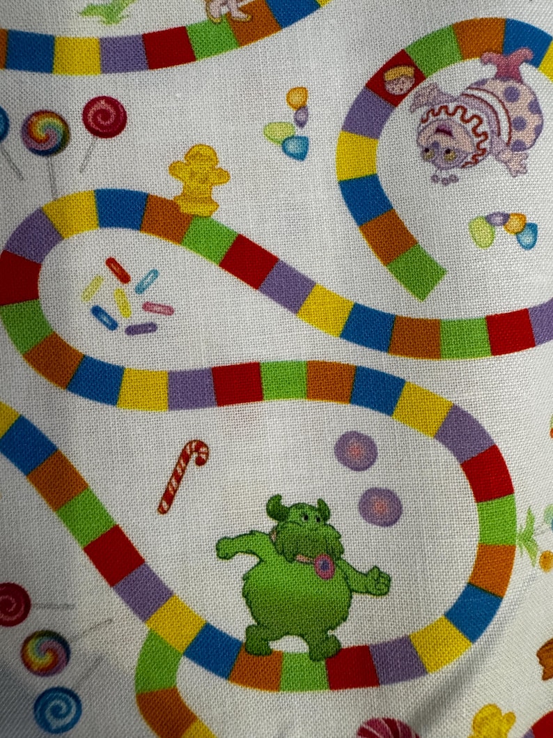 Retro Candy Game Fabric by Camelot Fabrics - Etsy