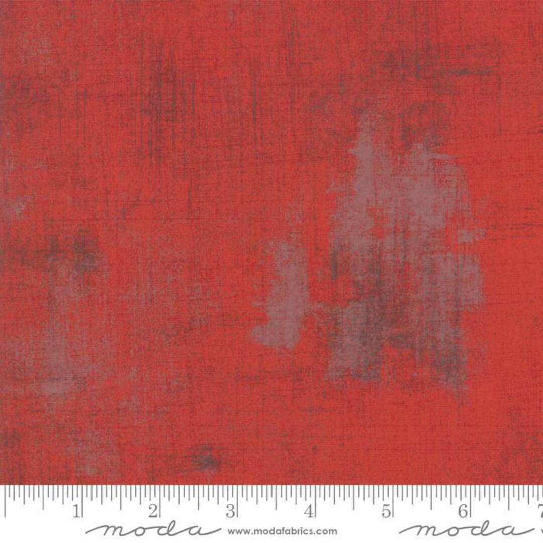 Moda Grunge in Red 151 by Moda Fabrics - Etsy