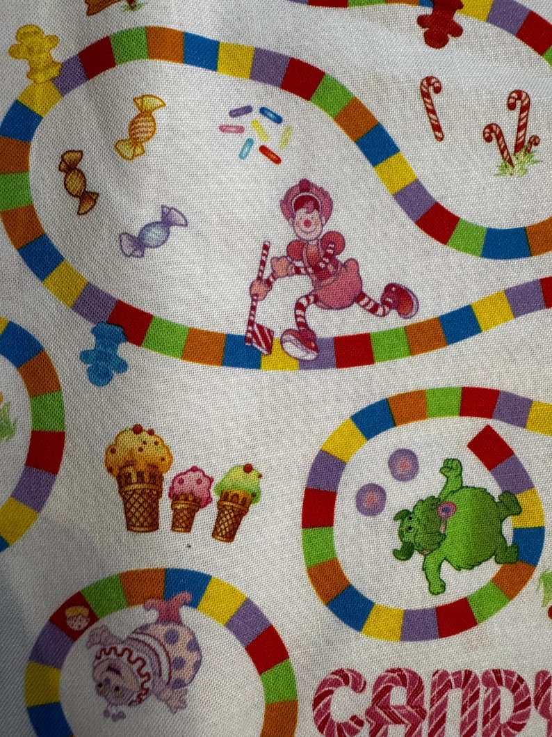 Retro Candy Game Fabric by Camelot Fabrics - Etsy