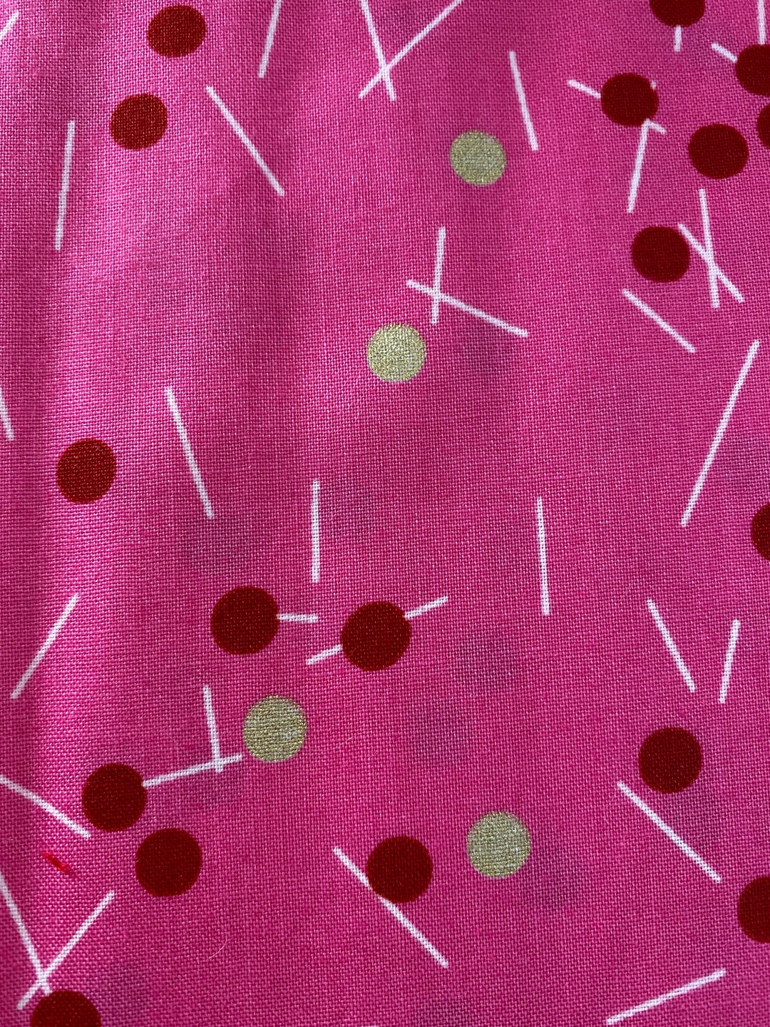 Just Red Baubles in Candy by Zen Chic for Moda Fabrics - Etsy