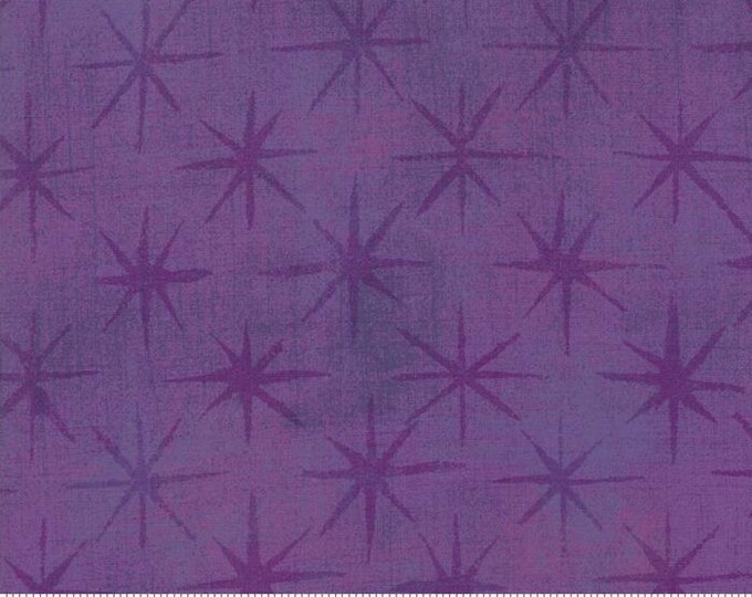 Grunge Seeing Stars in Grape by Basic Grey for Moda Fabrics FAT ...