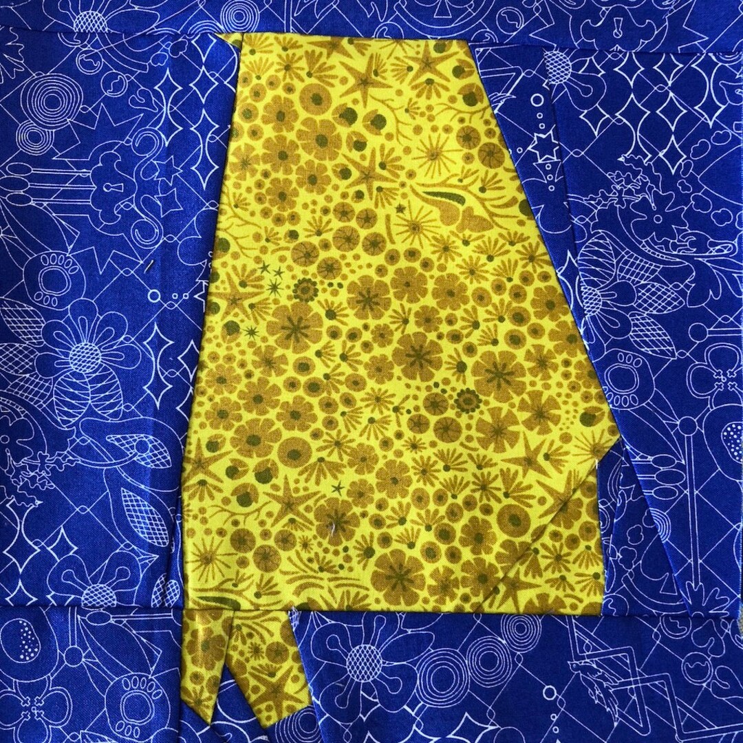 State of Alabama Paper Piecing Block Pattern - Etsy