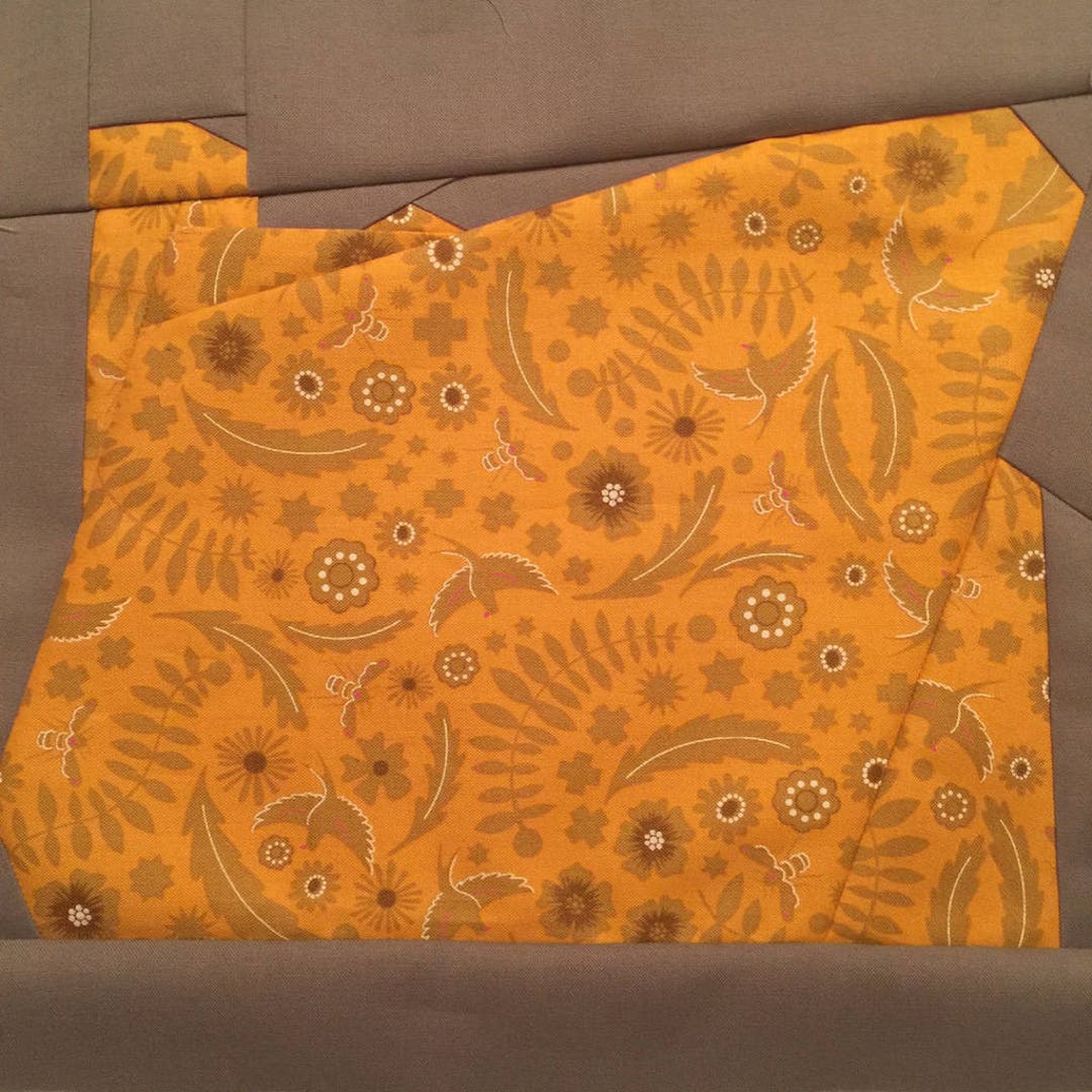 State of Oregon Paper Pieced Block - Etsy