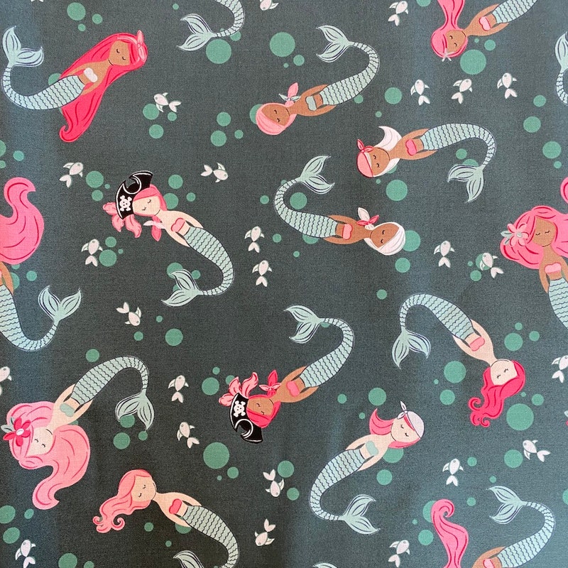 Riley Blake Mermaid - Etsy