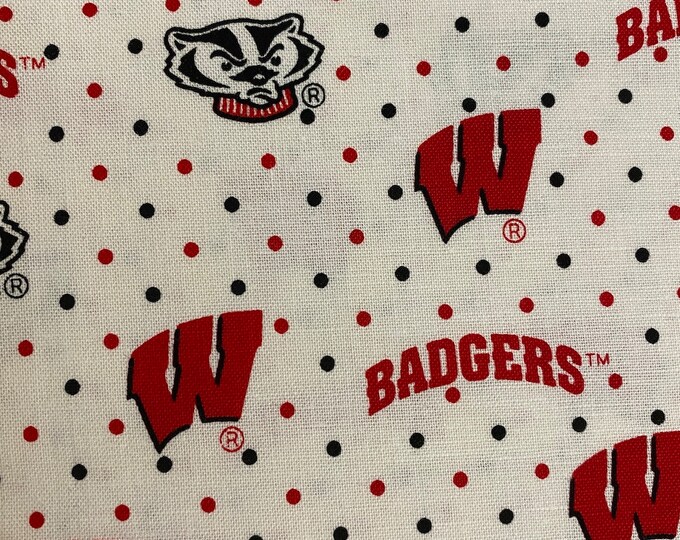 Wisconsin Badger Fabric Large Panel by Sykel Industries - Etsy