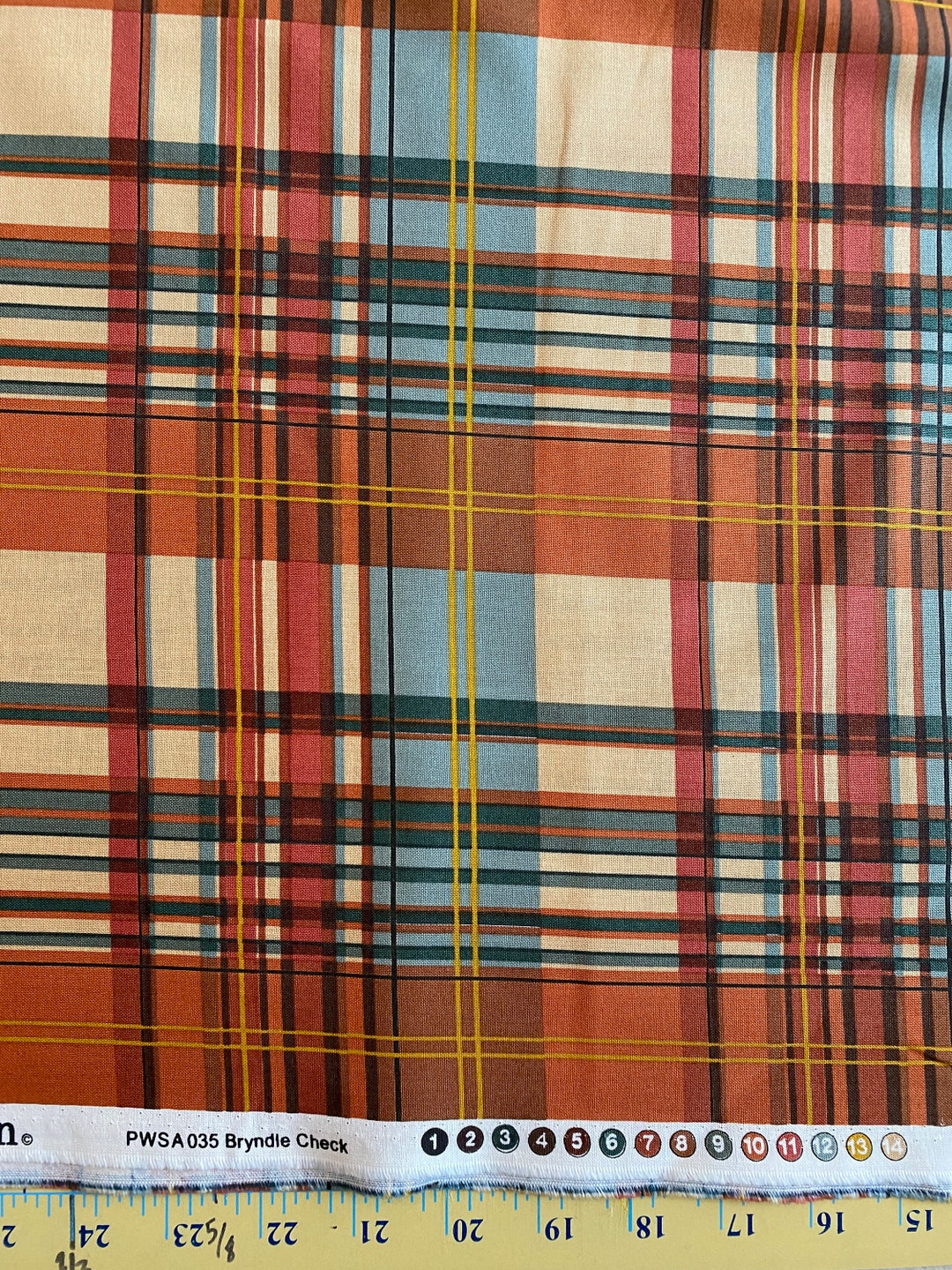 Bryndle Check From Woodland Blooms by Sanderson for Free Spirit Fabrics ...