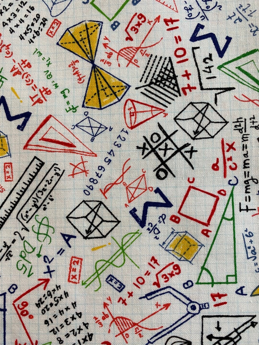 Math and Science Print From Timeless Treasures - Etsy