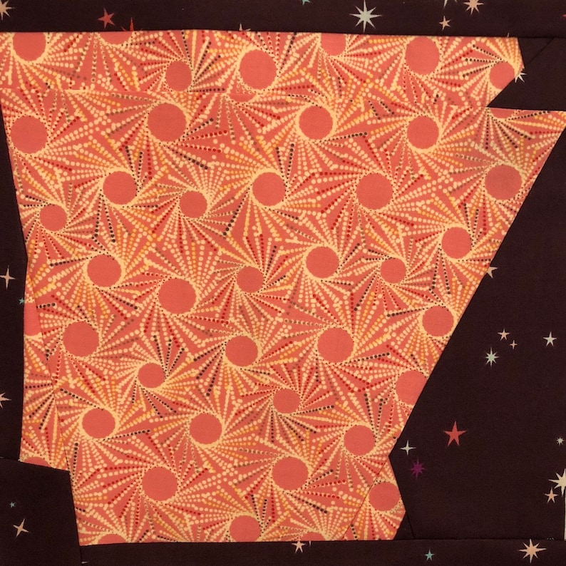 Paper Pieced Block of the State of Arkansas by Judy Gauthier - Etsy
