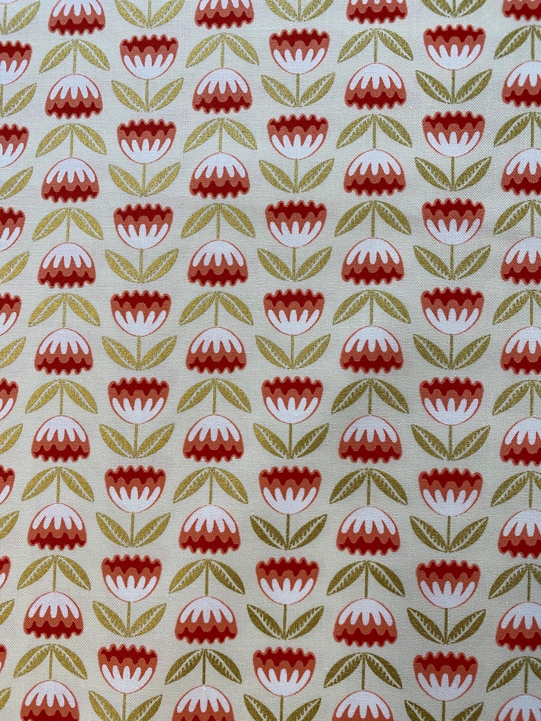 Meadowmere by Gingiber for Moda Fabrics in Cloud Floral in Gold ...