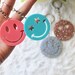 Smiley Face Keychain/happy Face Key Ring/90s Keychain/smiley Backpack ...