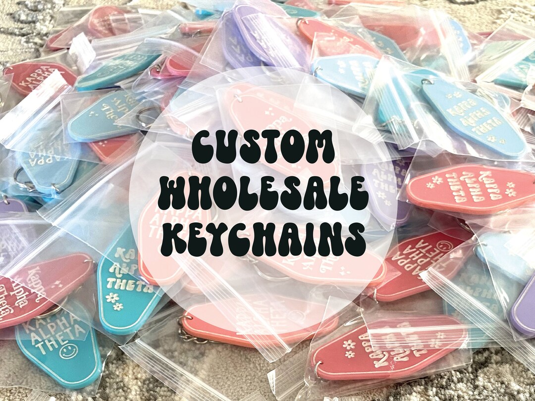 Retro Motel Keychain/custom Keychains Bulk/wholesale Keychains/custom ...