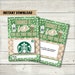 Starbucks Gift Card Teacher Appreciation Gift// Thanks a Latte Gift ...