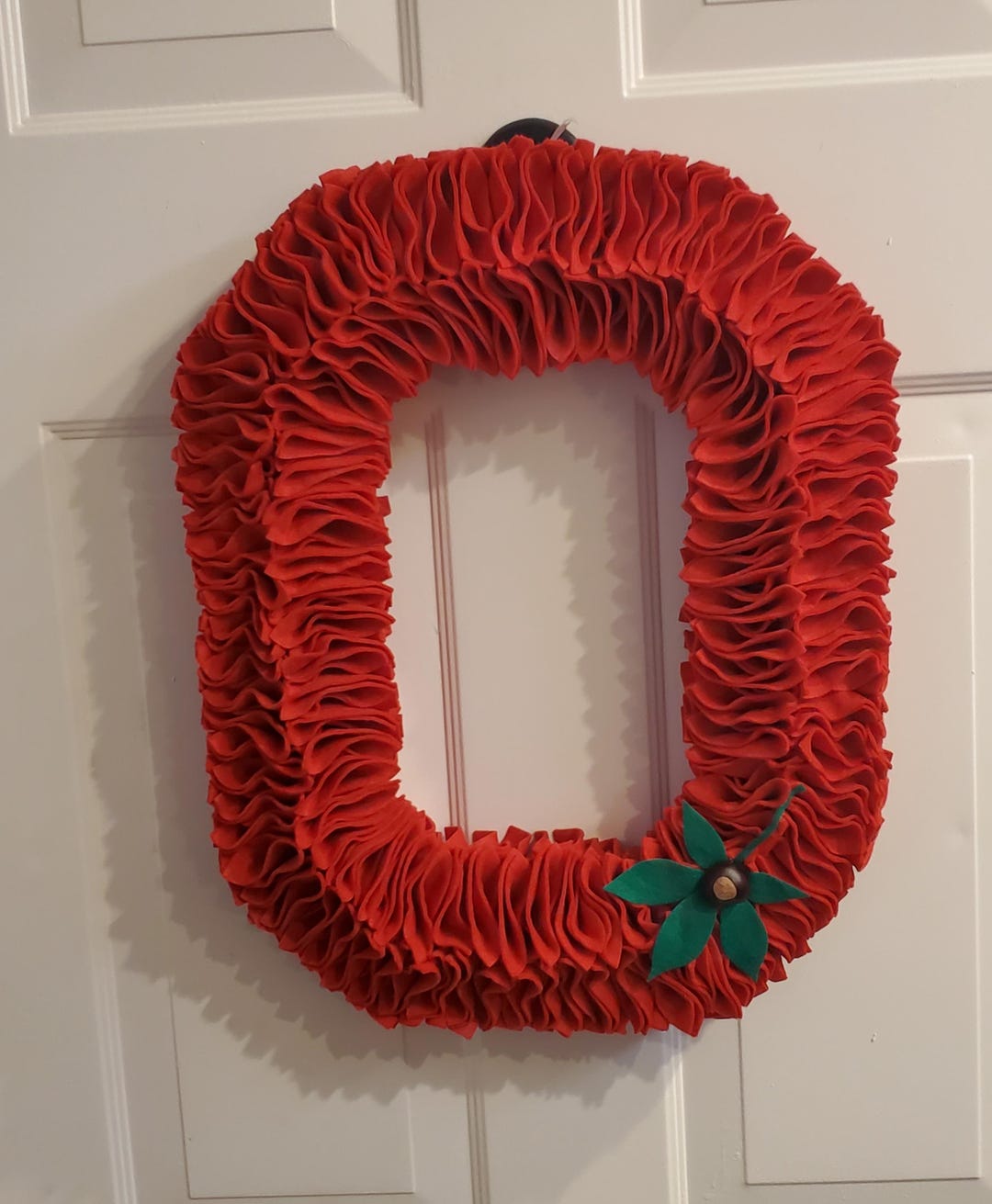 The Ohio State University Block O Wreath - All Scarlet (red) - Etsy