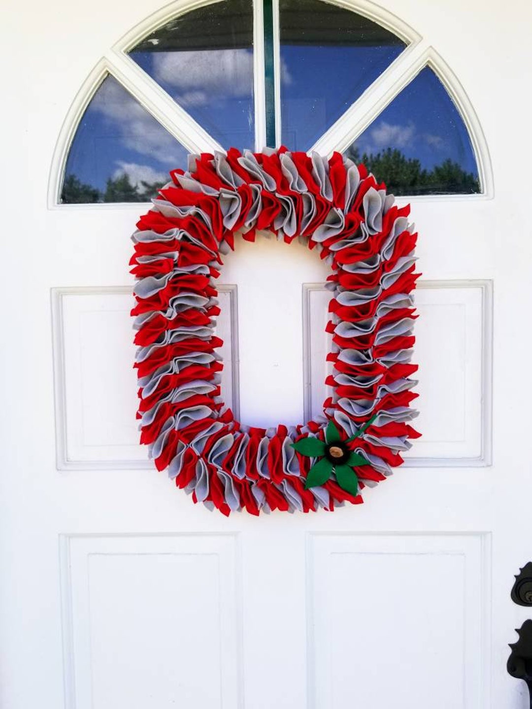 The Ohio State University Block O Wreath - Two Color - Etsy