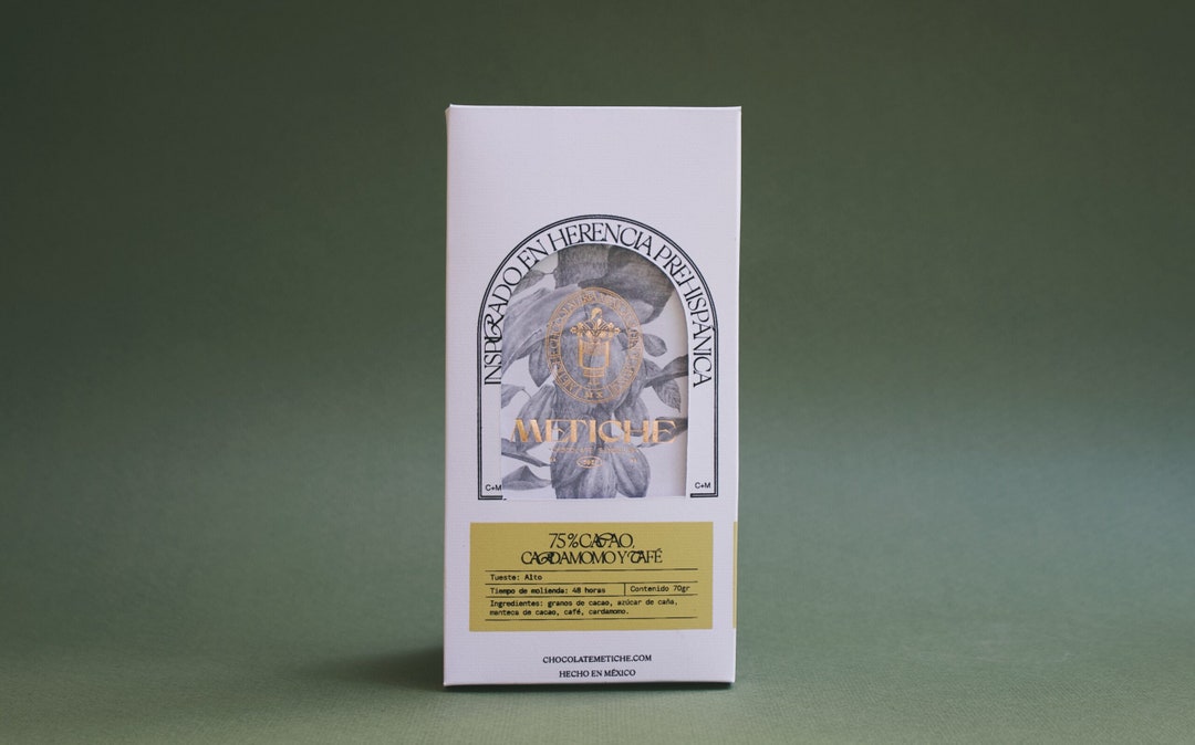 Metiche 75% Caco Bar With Cardamom & Toffee - Etsy