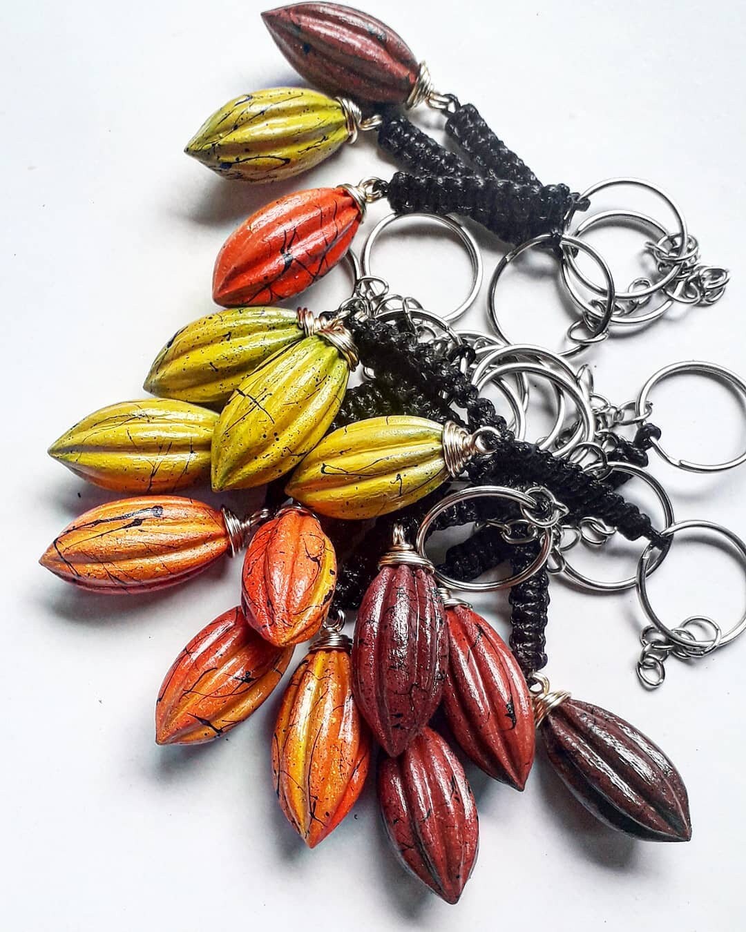 Cacao Pod Keychain - Etsy