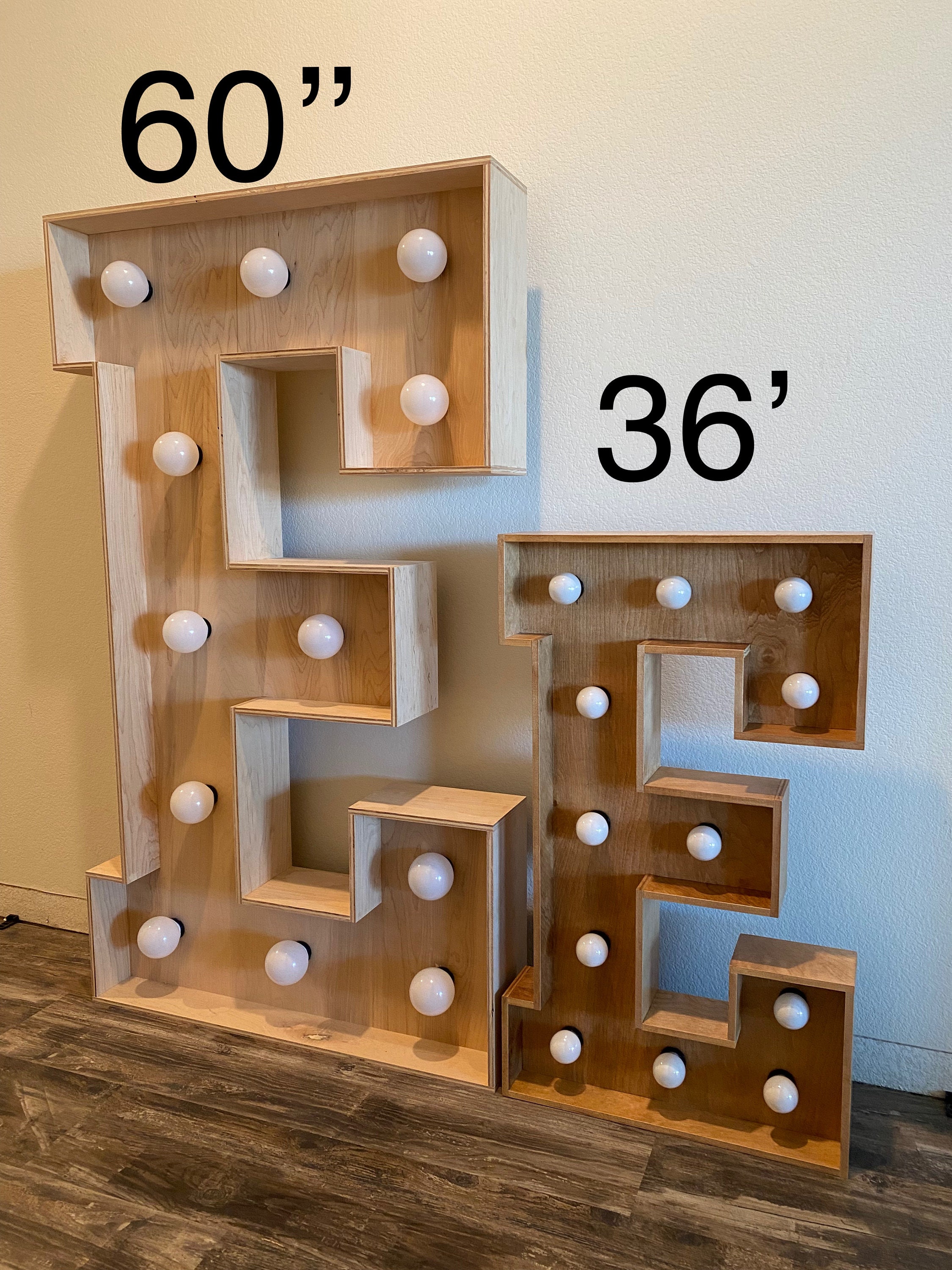 5 Foot Marquee Letters - Etsy