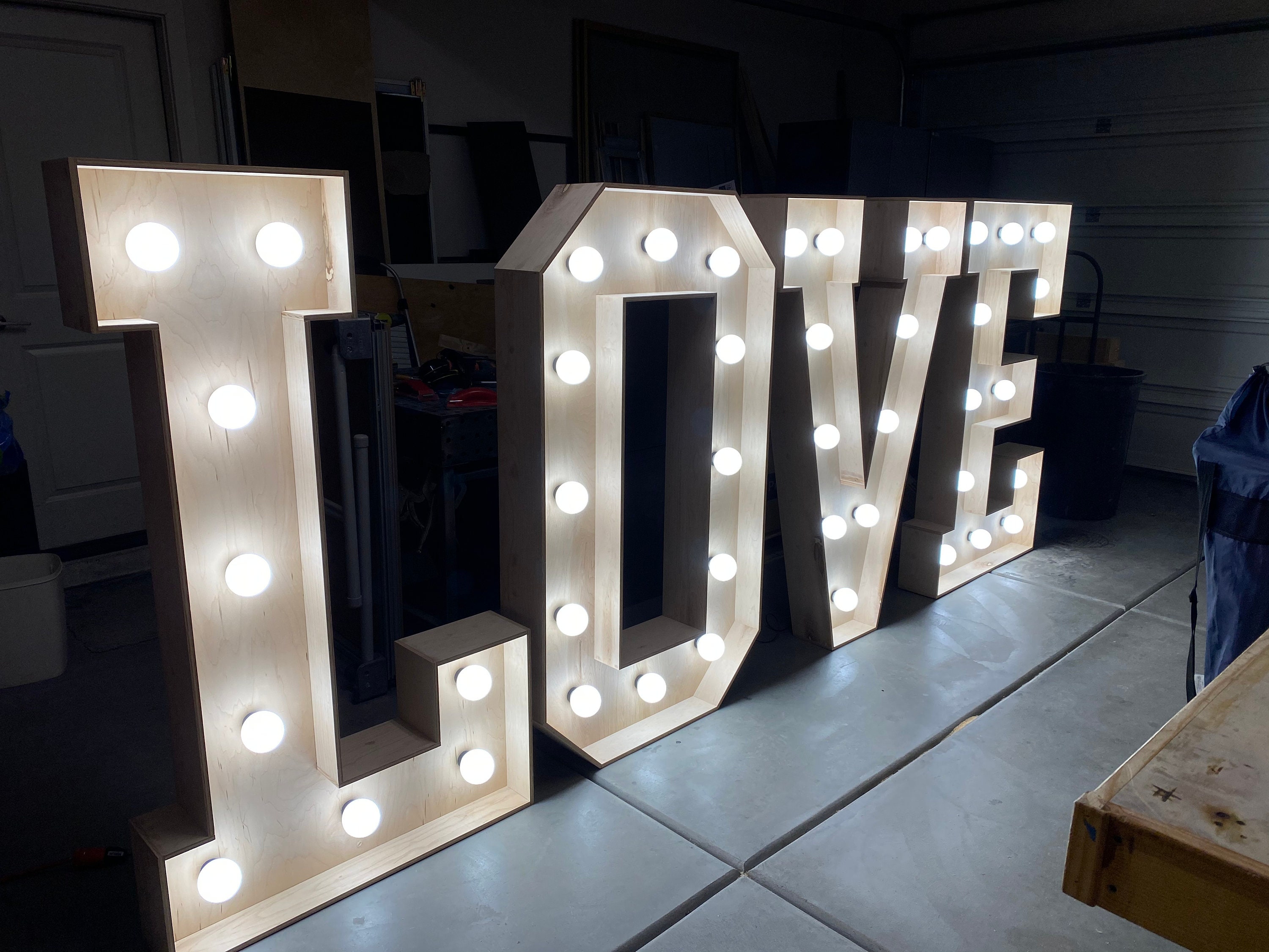 5 Foot Marquee Letters - Etsy