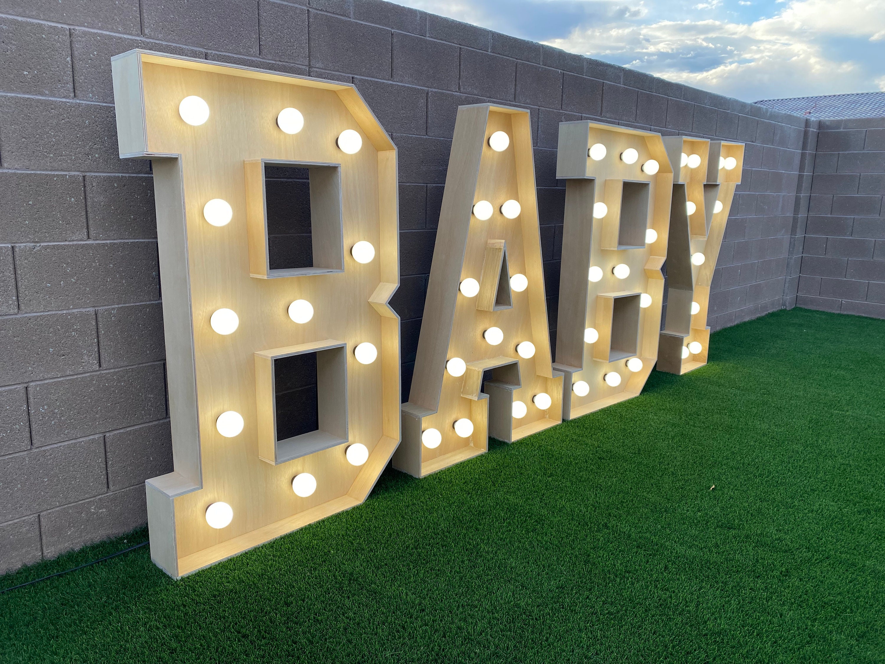 5 Foot Marquee Letters - Etsy