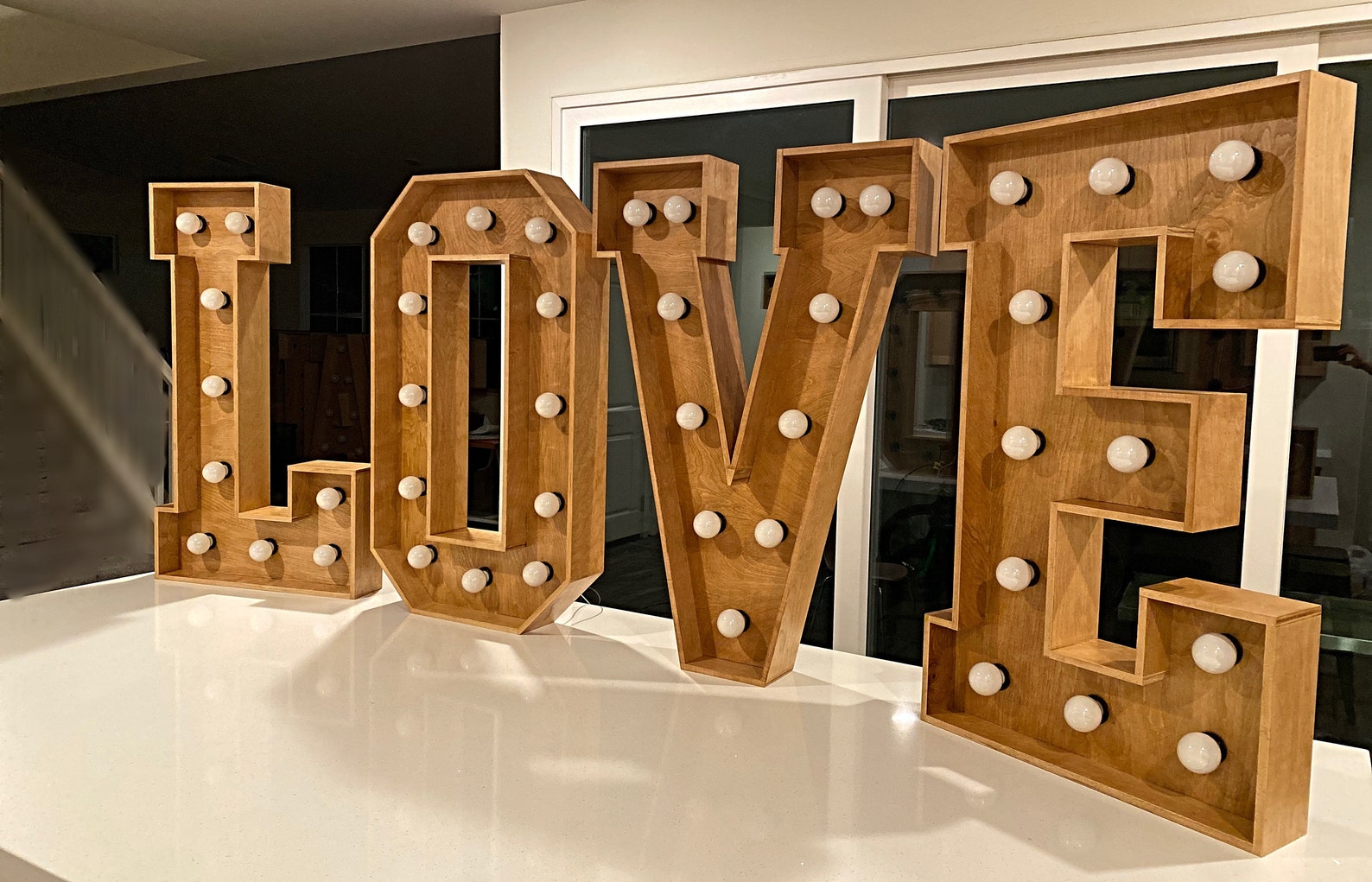 Letras de marquesina de 5 pies - Etsy España