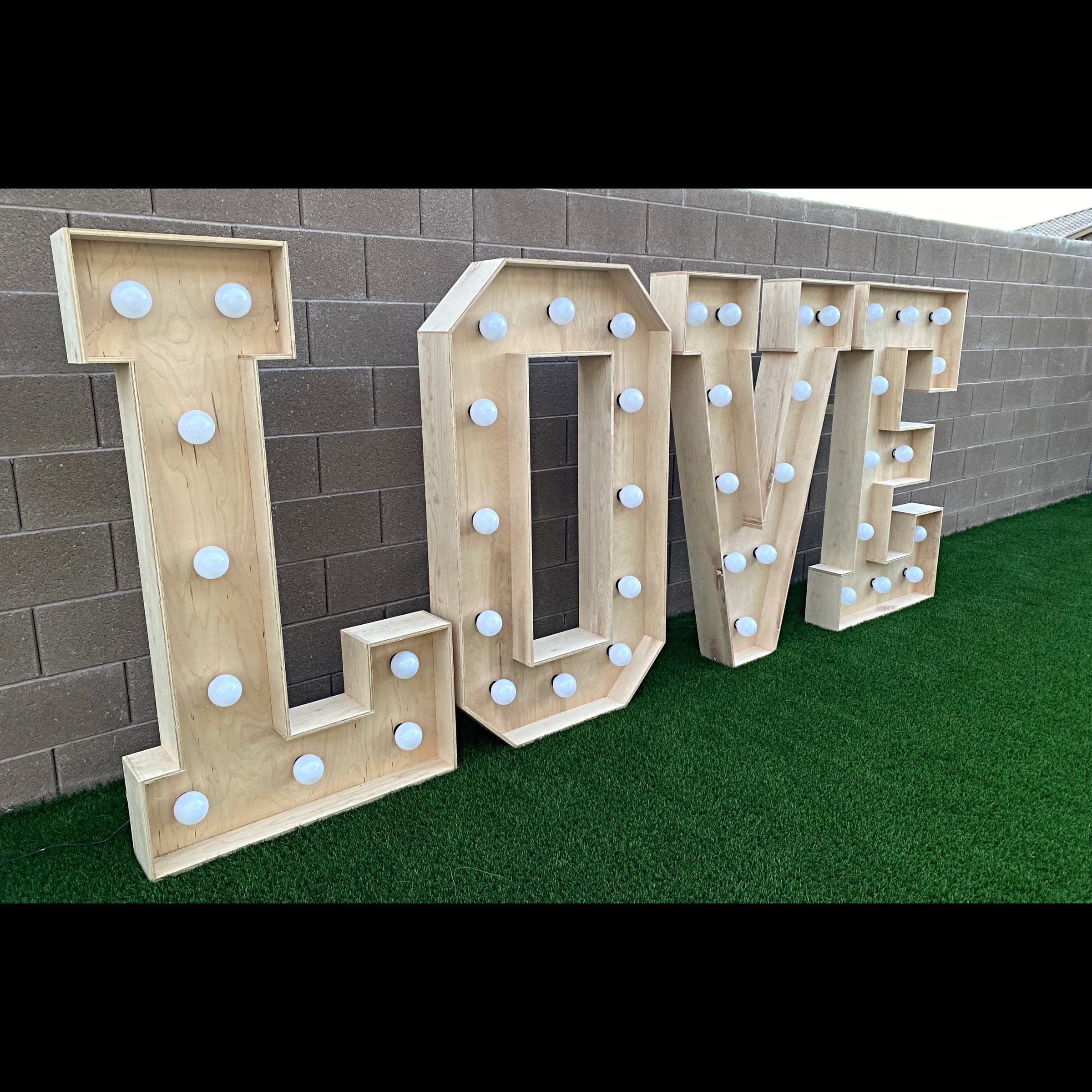 5 Foot Marquee Letters - Etsy