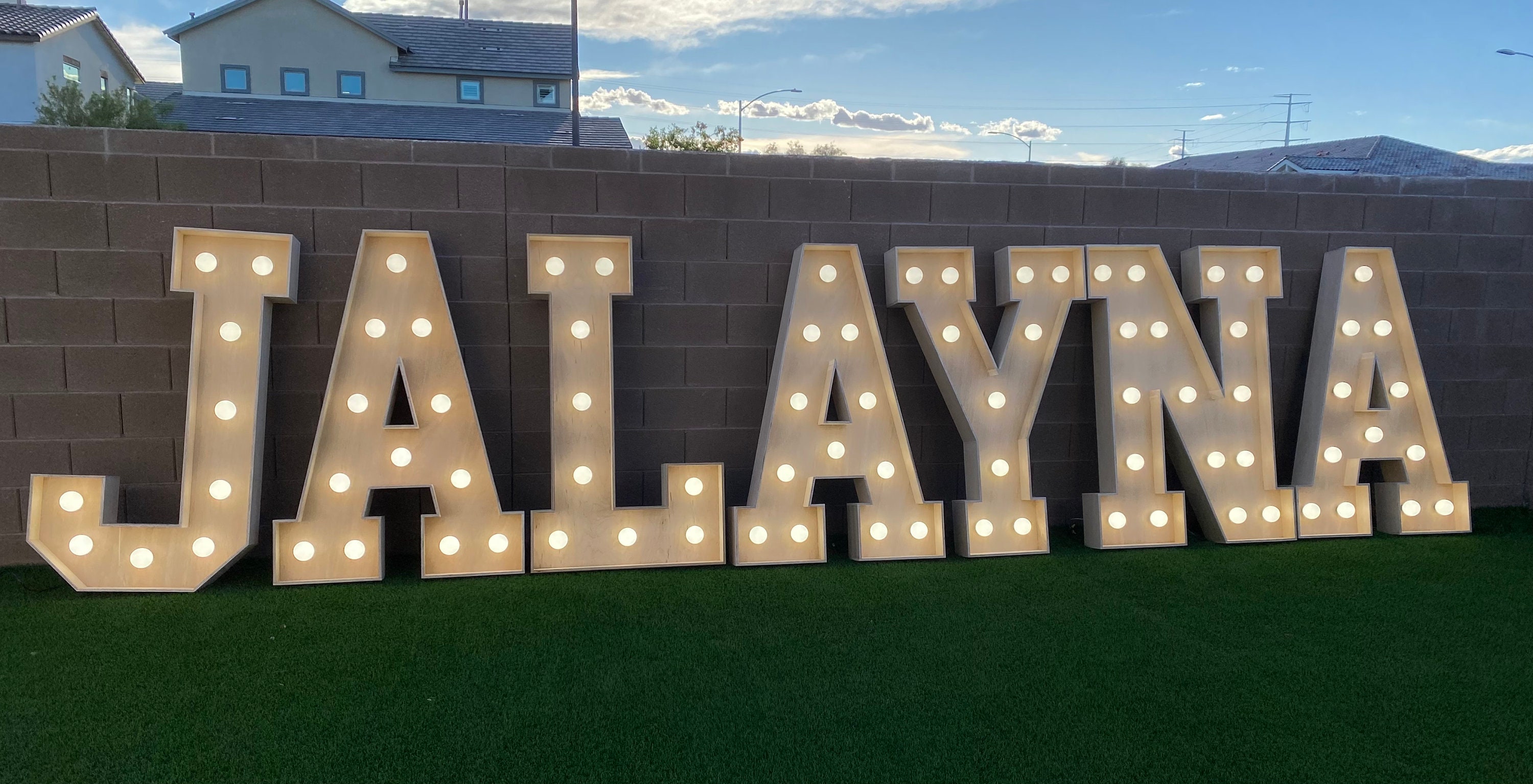 5 Foot Marquee Letters - Etsy