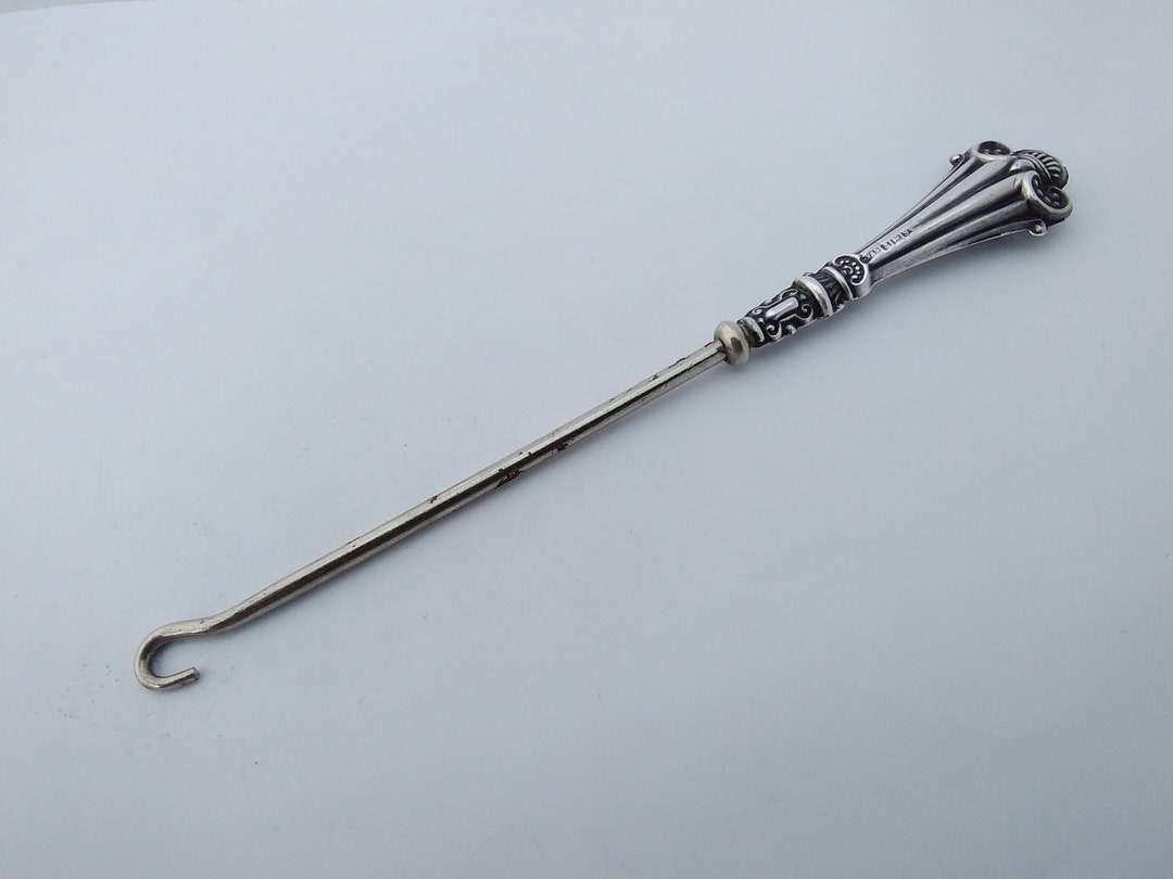 Elegant Silver Handled Button Hook - Birmingham 1917 - Etsy