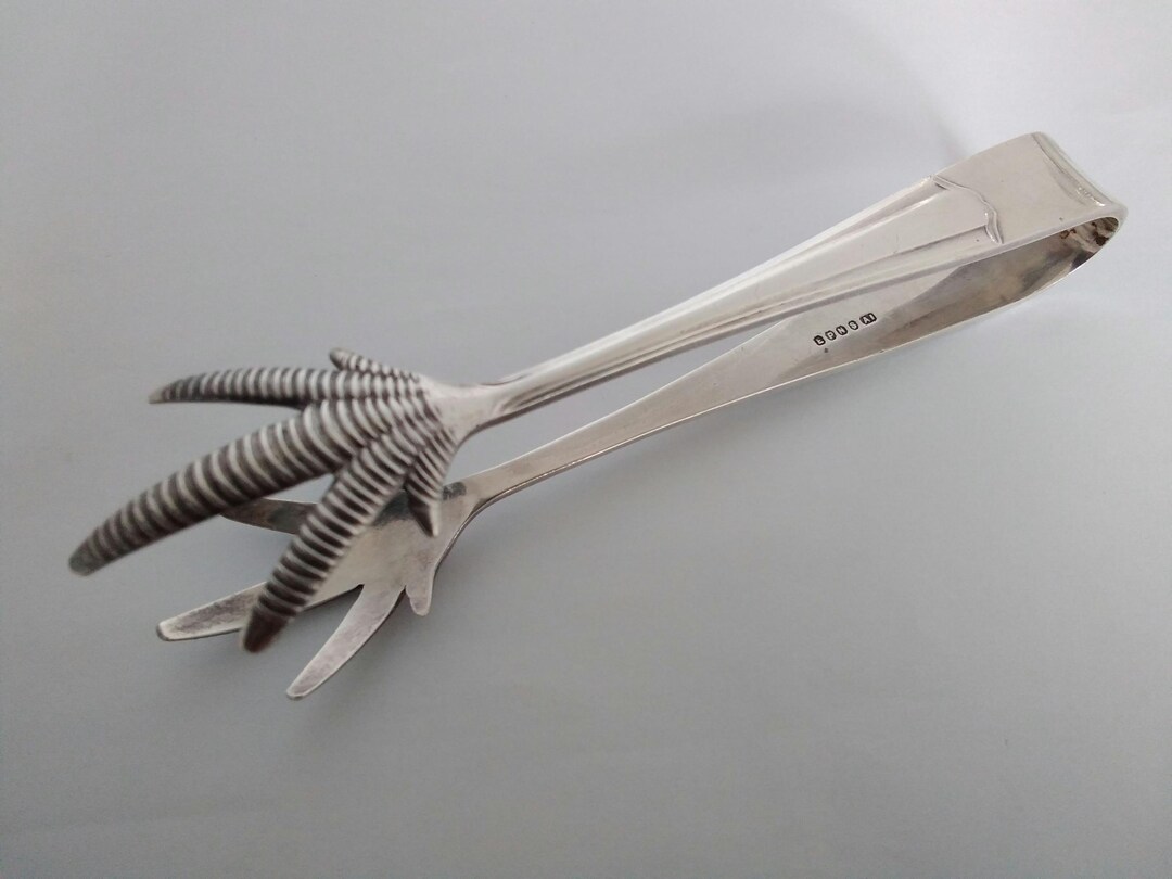 Vintage Silver Plated Art Ceco Claw Ice Tongs Cutlery EPNS - Etsy