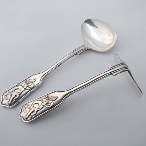 Vintage EPNS Cherub Handled Baby Spoon and Pusher Baby Cutlery - Etsy