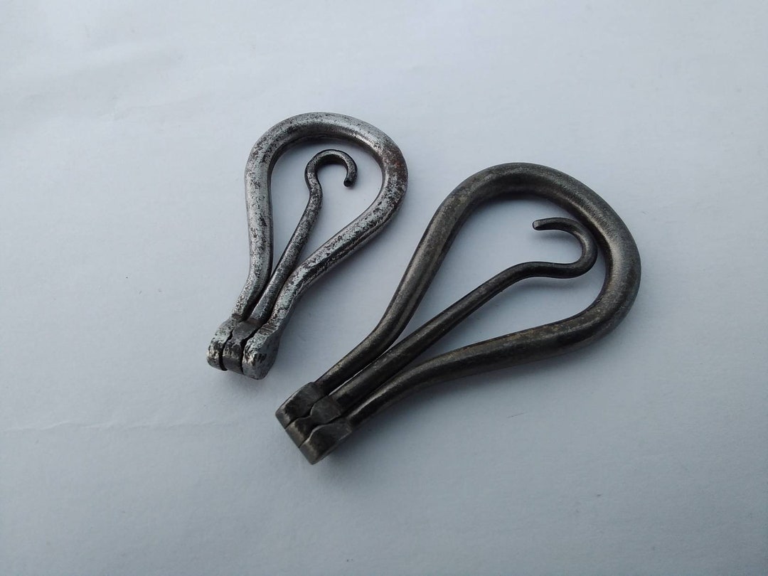 2 Folding Antique Steel Button Hooks - Etsy
