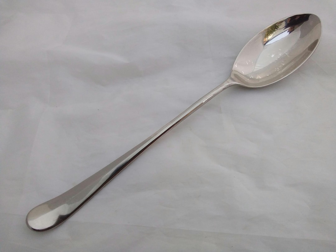 Silver Plated Rats Tail Pattern Basting Spoon - Etsy