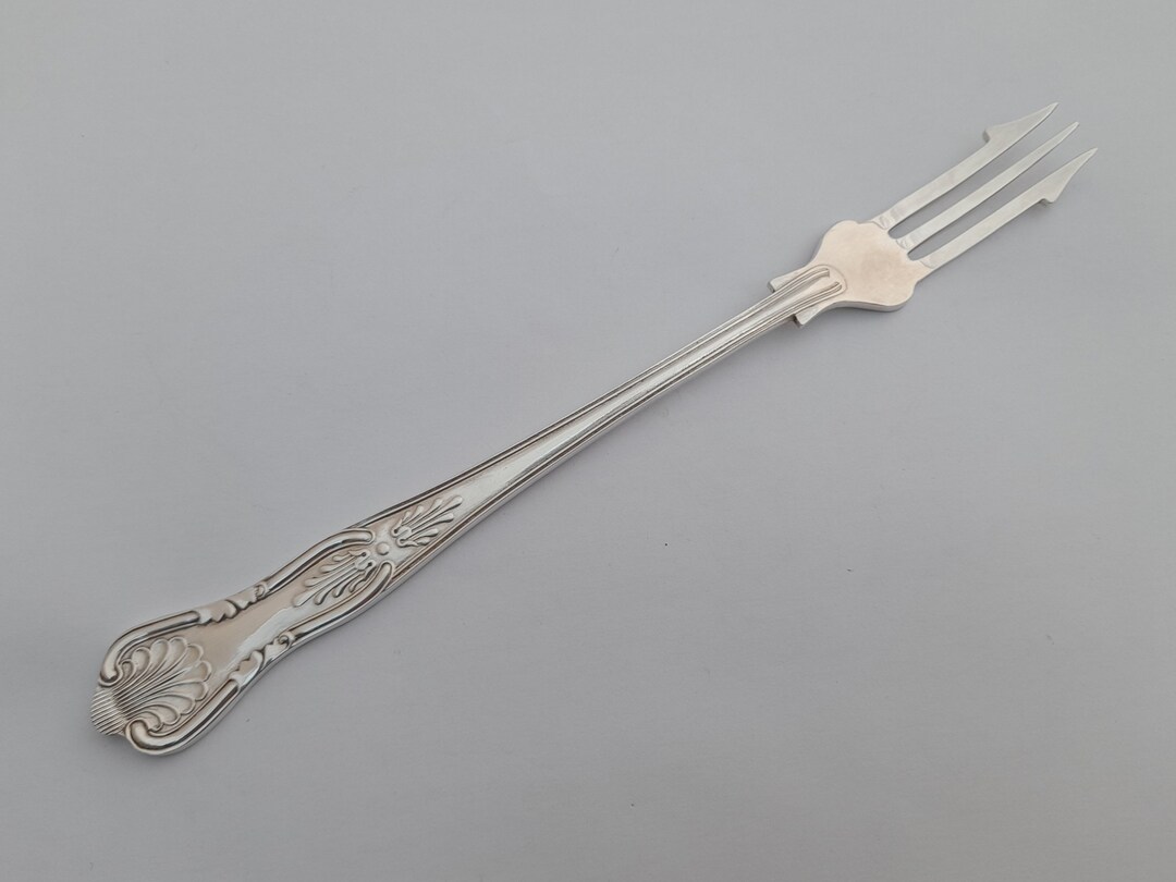 Vintage Silver Plated Kings Pattern Pickle Fork - Etsy