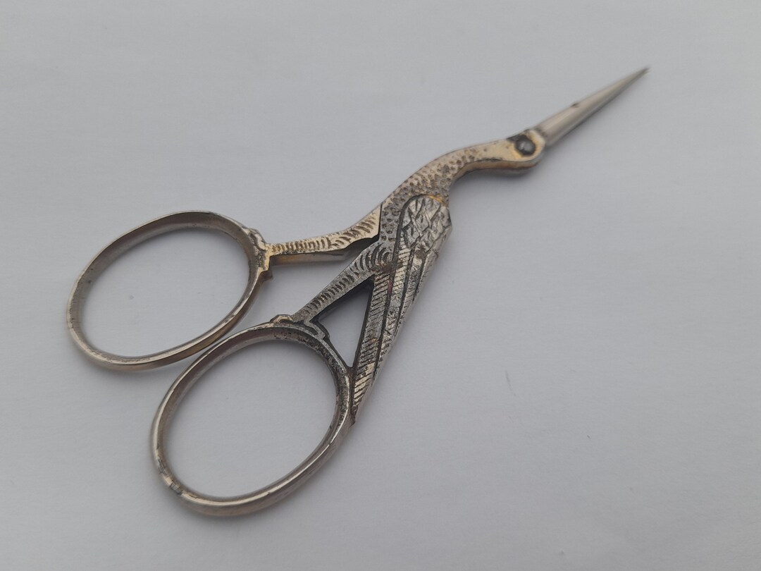 Decorative Vintage Antique Novelty Heron Sewing Scissors - Etsy