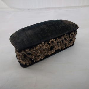Antique Pin Cushion Box With Embossed Roccoco Edging - Etsy