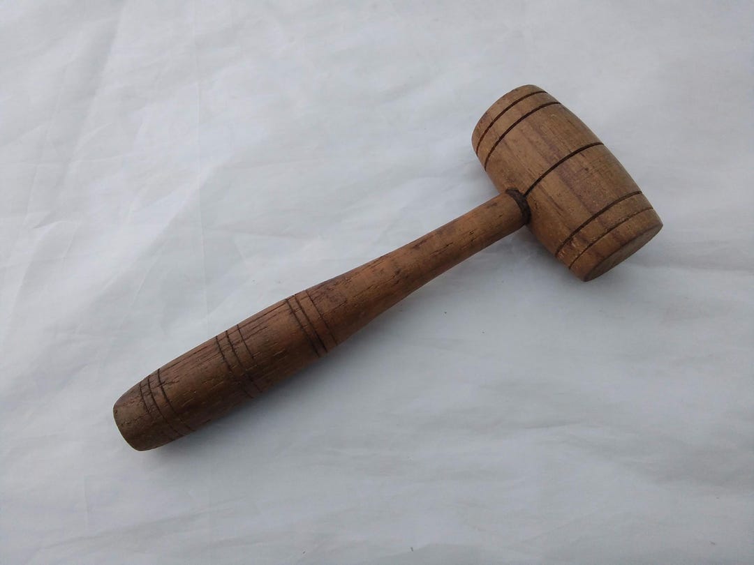 Antique Wooden Oak Gavel - Etsy