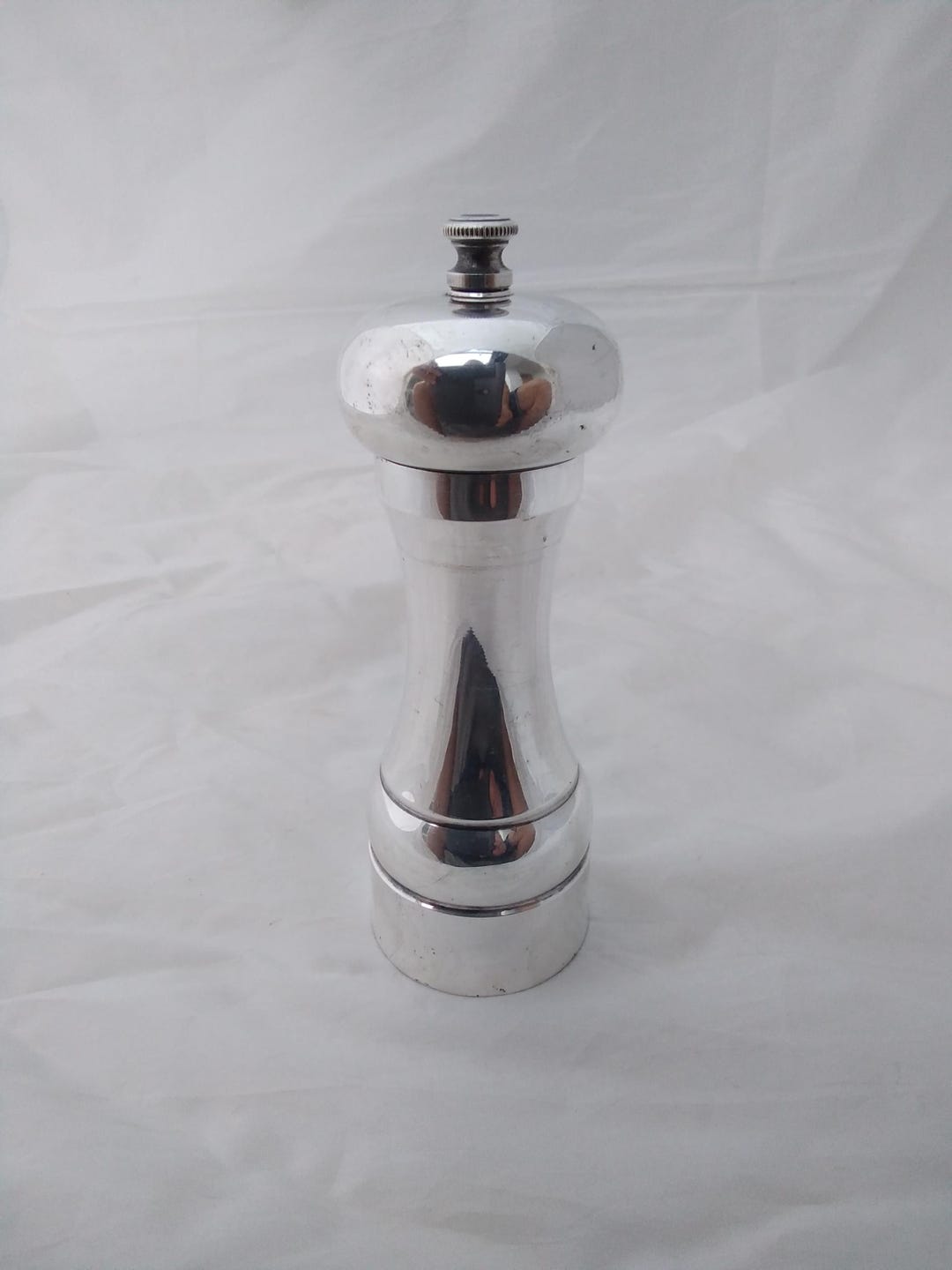 Vintage Silver Plated Pepper Grinder - Etsy