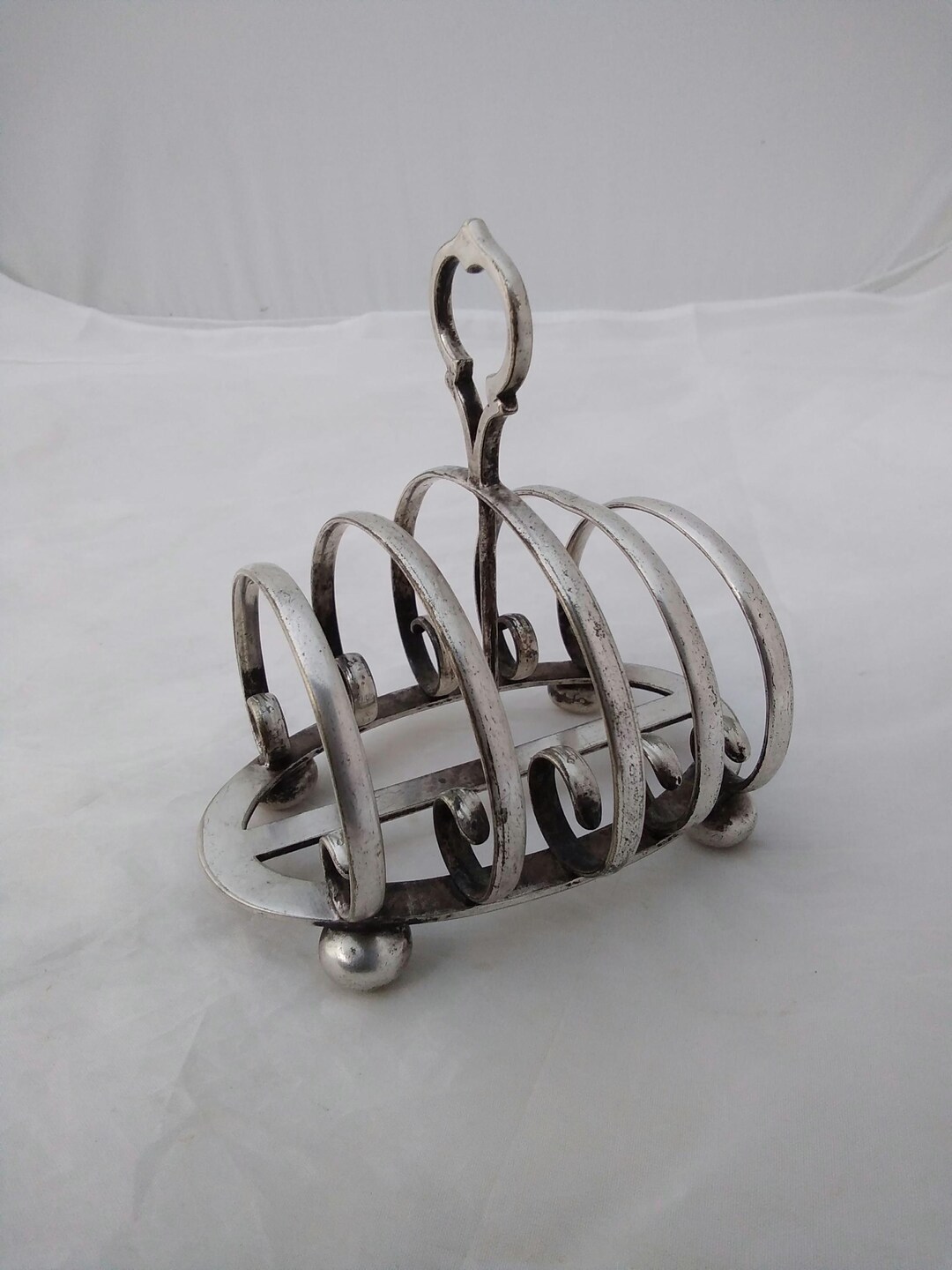 Antique Silver Plated 4-slice Toast Rack - D & A, EPNS - Etsy