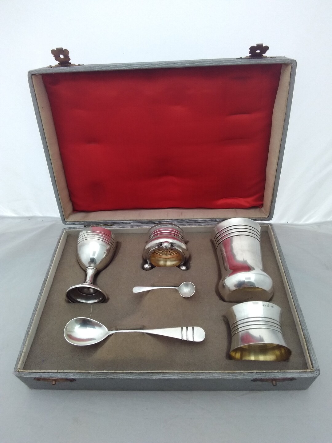 Superb Quality German Silver Art Deco Breakfast Dining Set ...