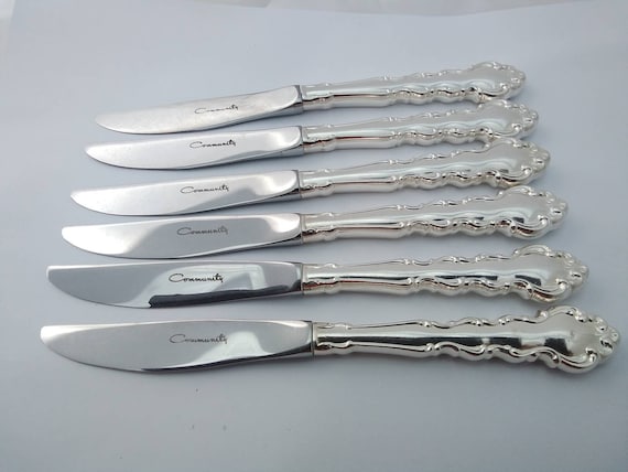 Rare Set of 6 Mansion House Community Plate Oneida Tea / - Etsy