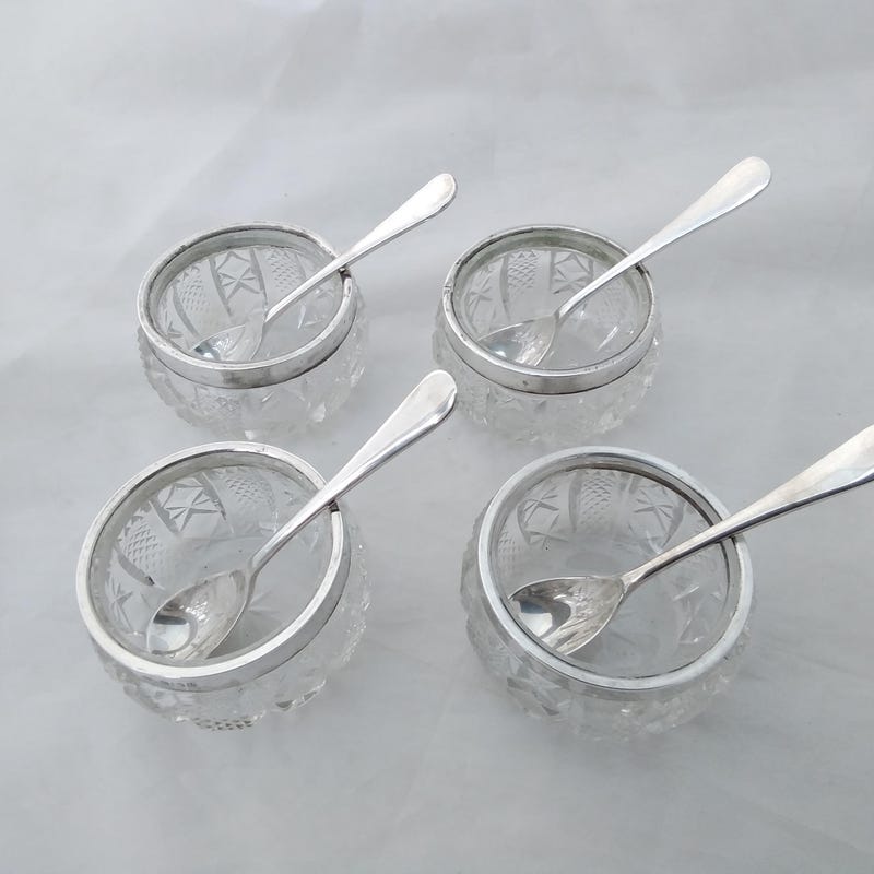 Antique Salt Dips - Etsy