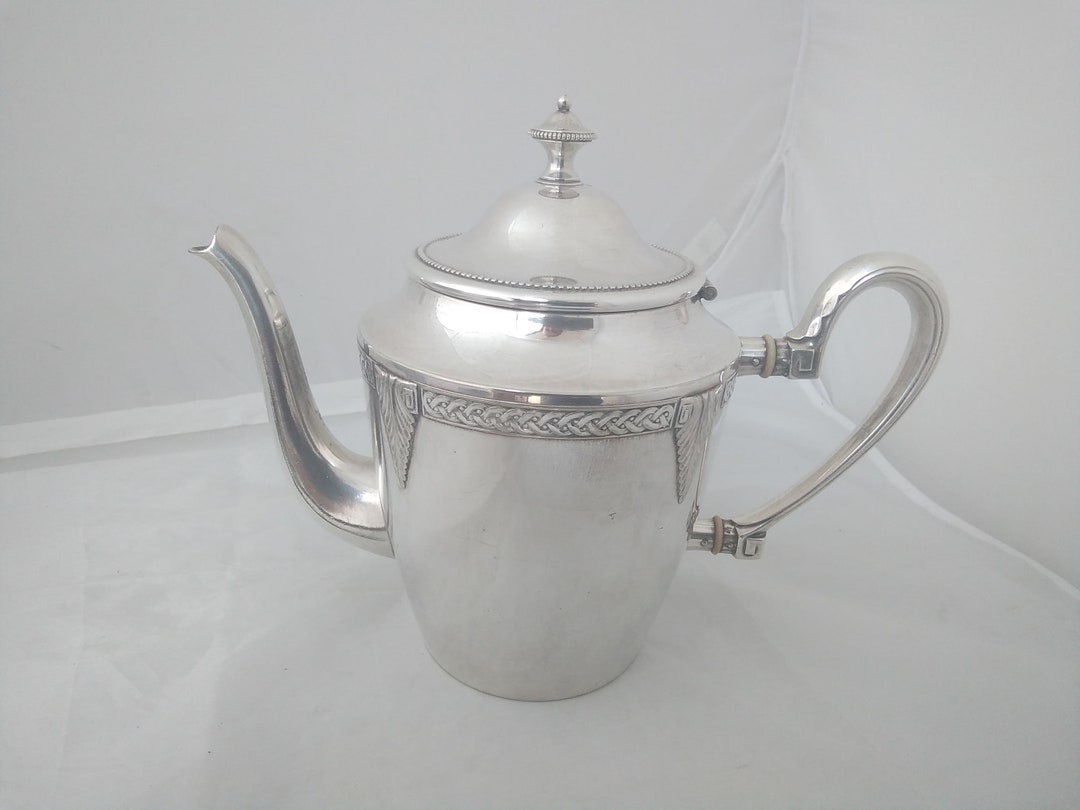 Vintage Silver Plated WMF Tea Pot With Art Deco Etched Decoration - Etsy UK